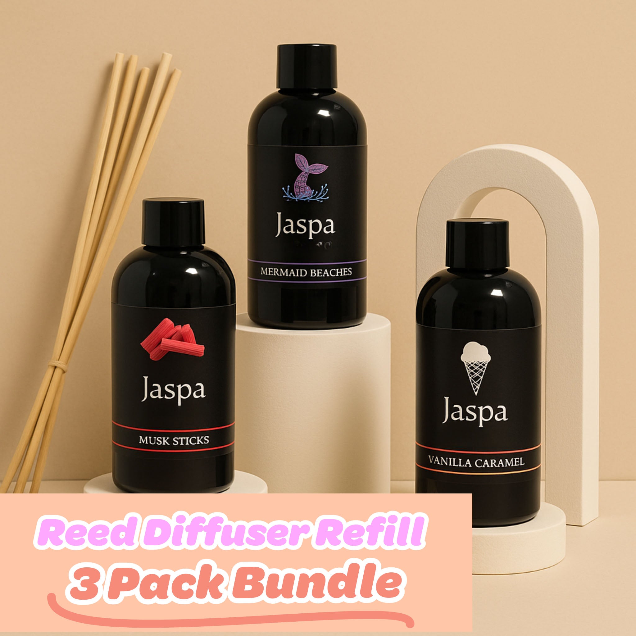 Reed Diffuser Refills - 3 Pack – Jaspa