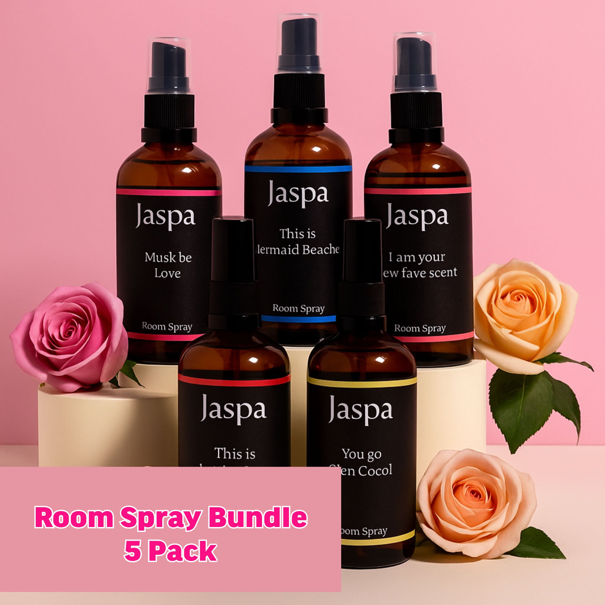 Air Freshener 5 Pack Bundle (100ml) – Jaspa