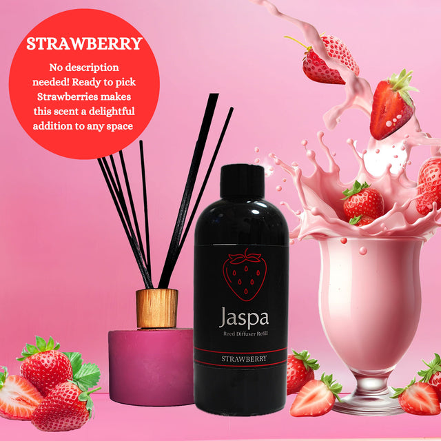 Strawberry Reed Diffuser Set